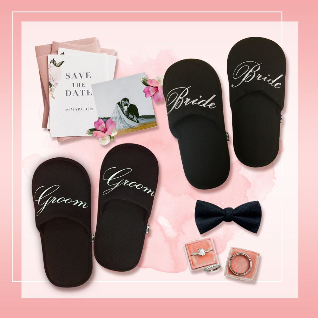 Bride & Groom Couple Bedroom Slippers – Me&U