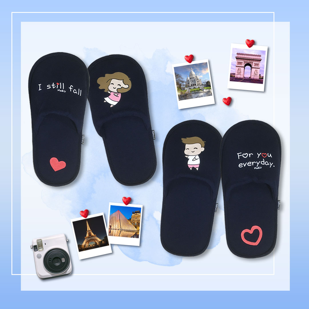 Fall For You Couple Bedroom Slippers – Me&U