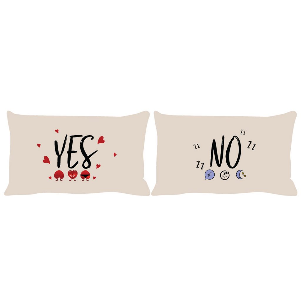 Yes No Couple Pillowcase – Me&U