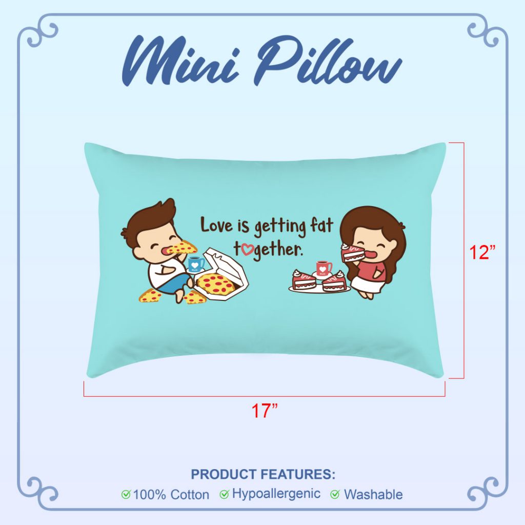 Getting Fat Mini Pillow – Me&U