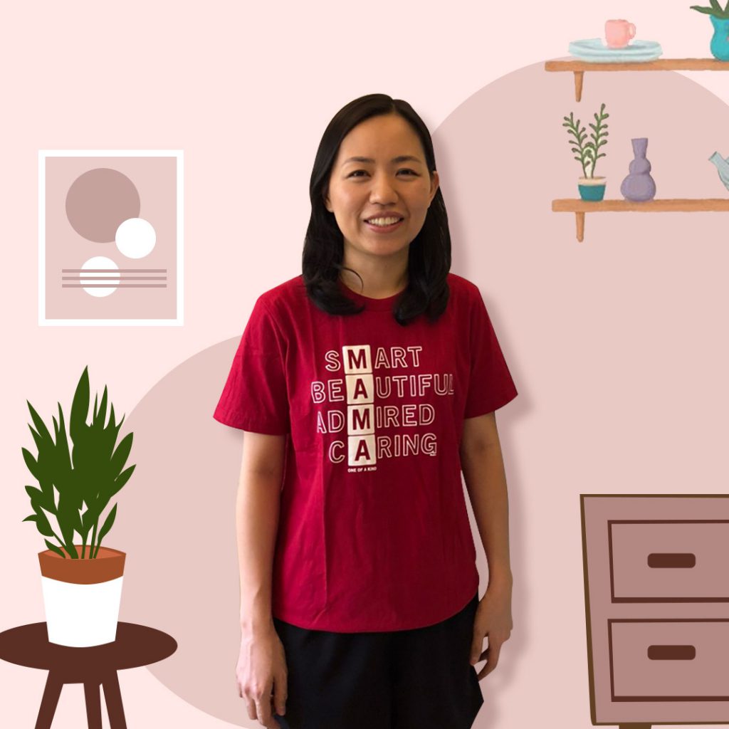 Mama Acronym (Maroon) Shirt – Me&U