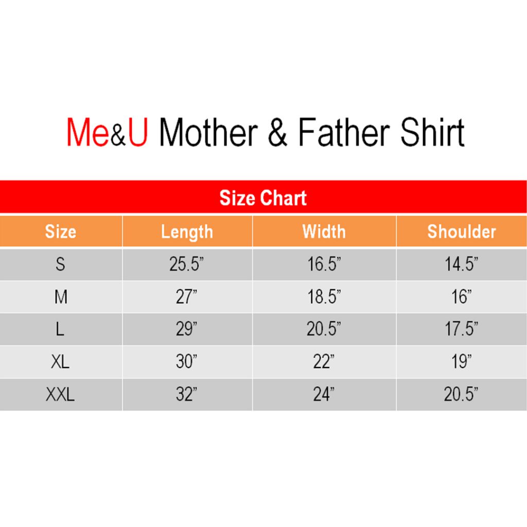 001_Dad Chart (Navy Blue) Shirt – Me&U