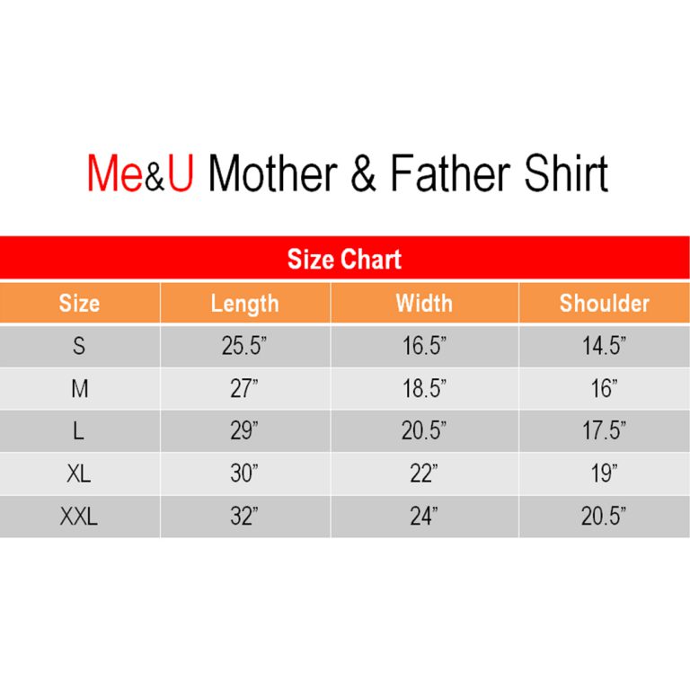 001_Dad Chart (Navy Blue) Shirt – Me&U
