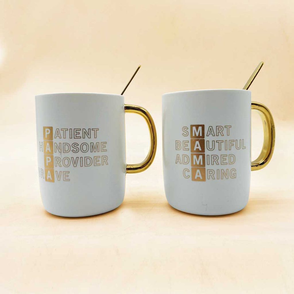 01_Mama & Papa Acronym Couple Mug – Me&U