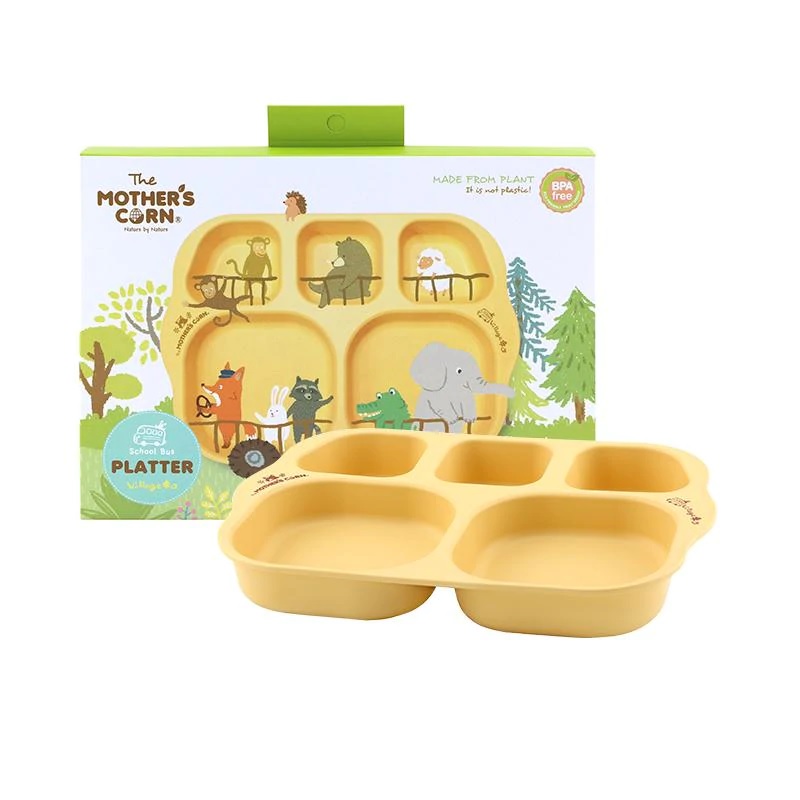 Mother’s Corn School Bus Platter – Me&U